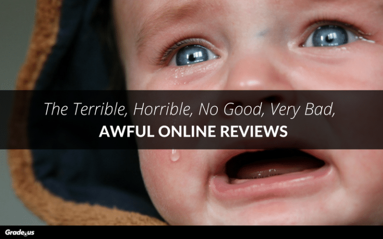 The Terrible, Horrible, No Good, Very Bad, Awful Online Reviews
